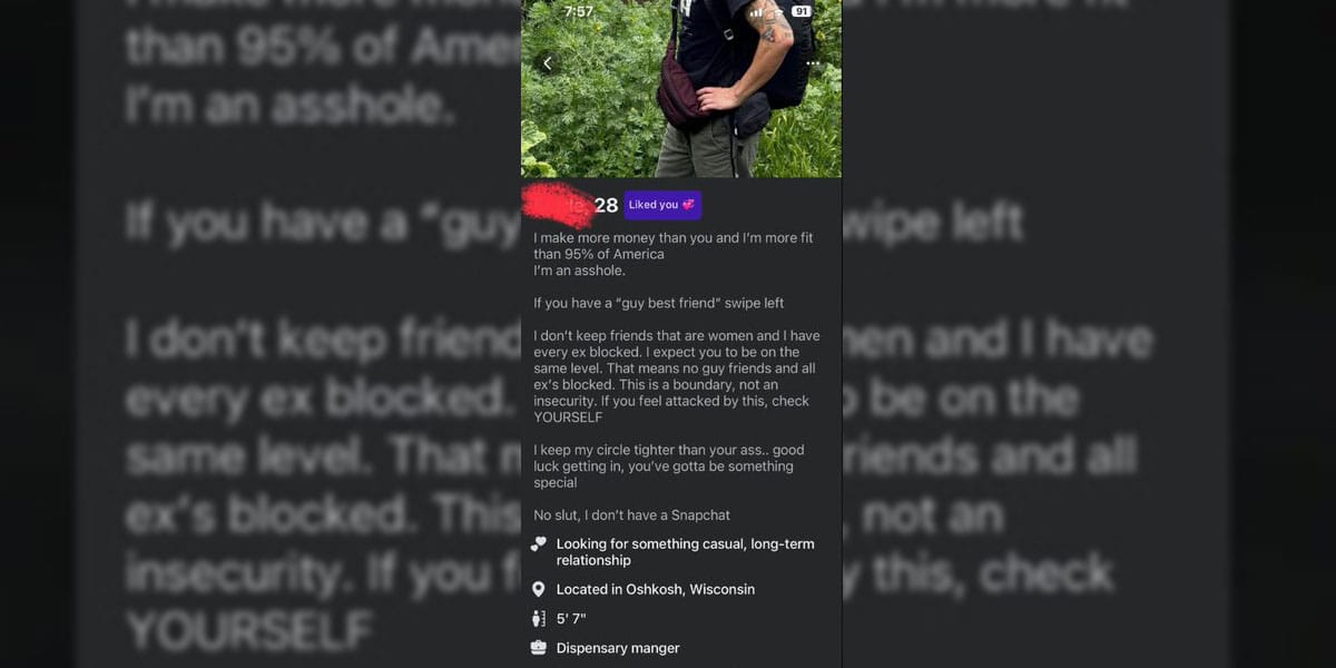 Profil 28-letnika na aplikaciji za zmenke je postal viralen